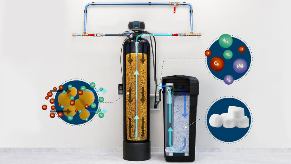 Harmony Series | 64,000 Grains Water Softener with Fine Mesh Resin ...